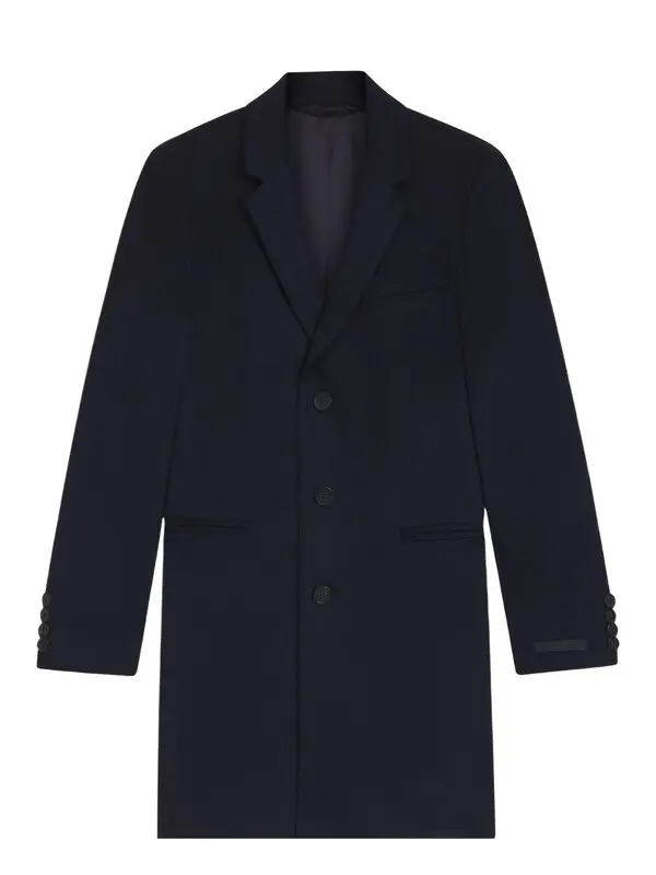 Hugo Boss Tailored Wool Blend Coat - Black