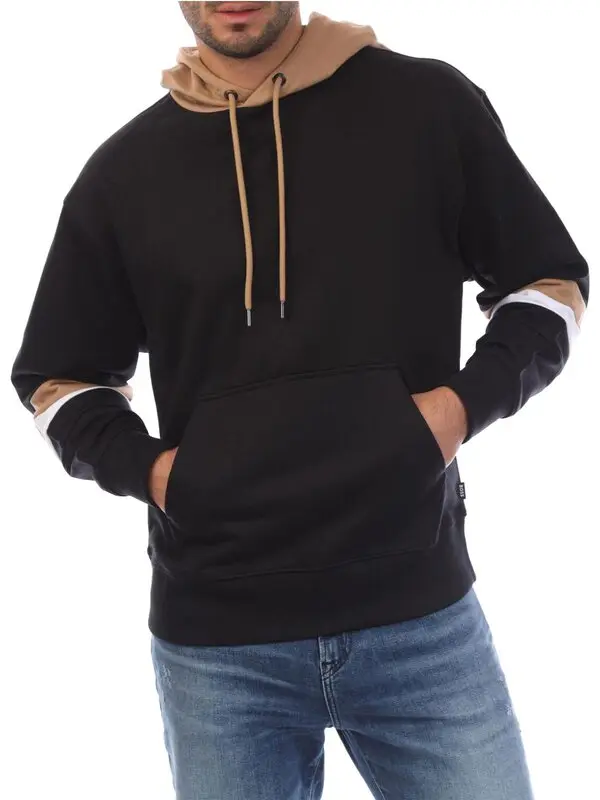 Hugo Boss Sullivan 20 Color-block Fleece Hoodie - No