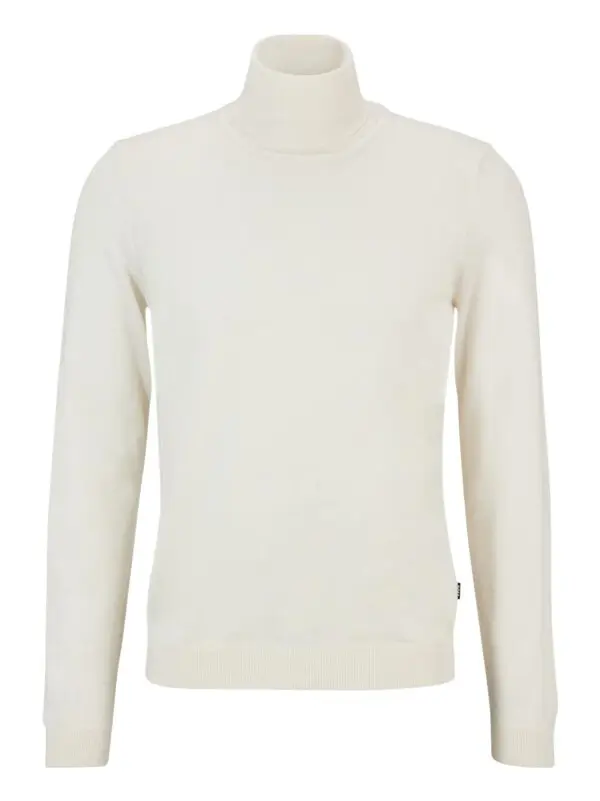 Hugo Boss Musso-p High Neck Sweater - White
