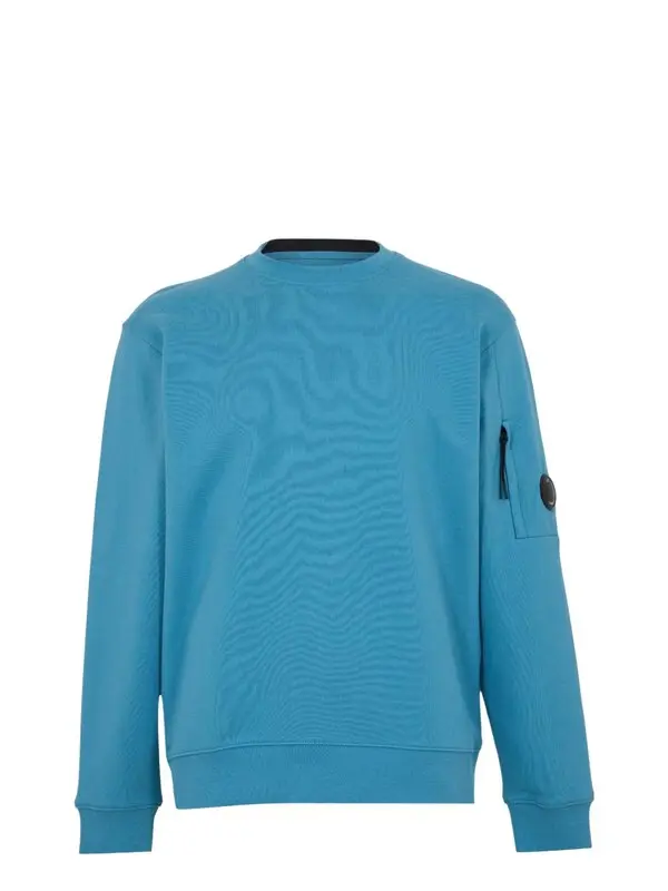 C.P. COMPANY Lens Crew-neck Sweatshirt - Blue