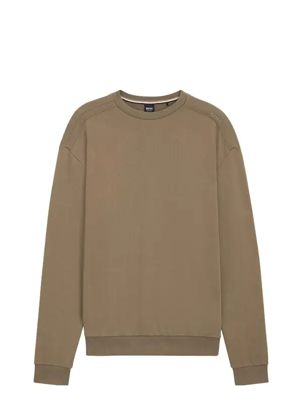 Hugo Boss Solid Color Sweatshirt - Gray