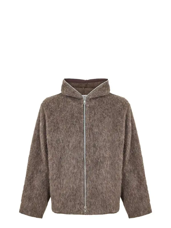 Our Legacy Fully Zip-up Knit Hoodie - No