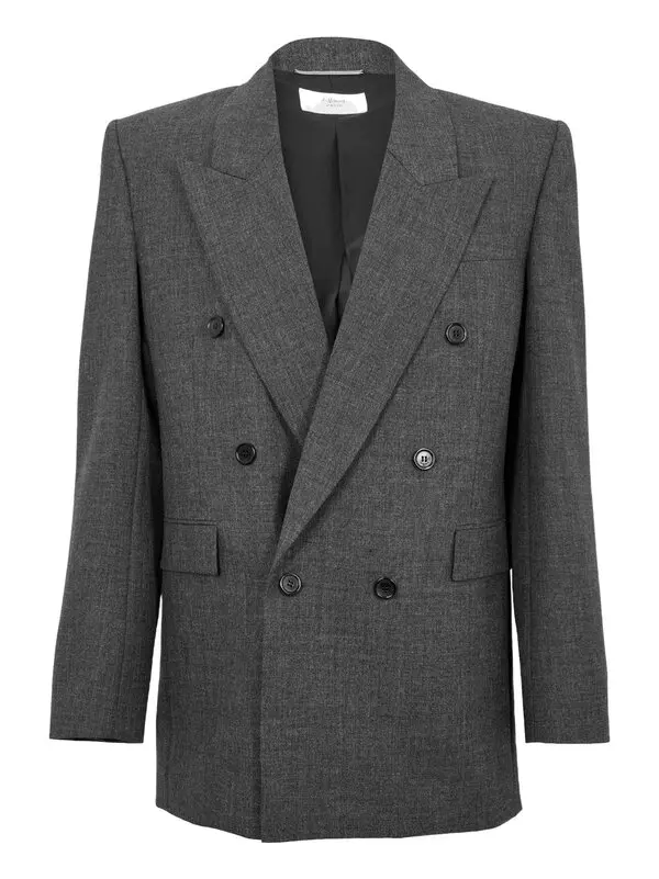 Saint Laurent Double-breasted Blazer - Black