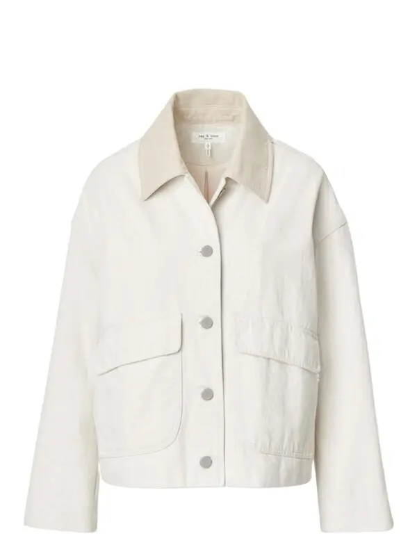 Rag & Bone R And B Natalia Jkt Ld61 - White