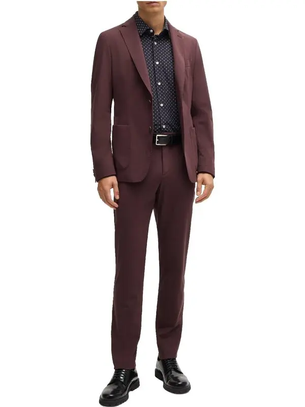 Hugo Boss Single-breasted Blazer - Black