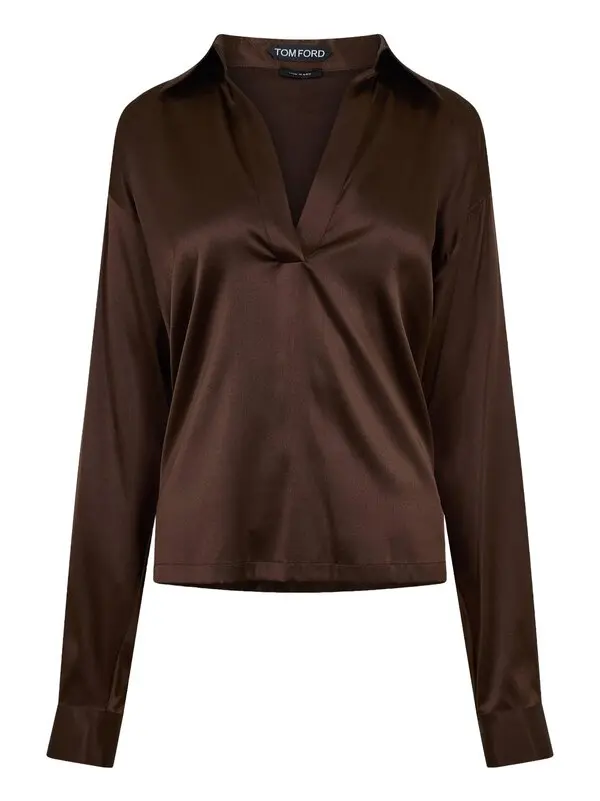 TOM FORD Long Sleeve Shirt - Black