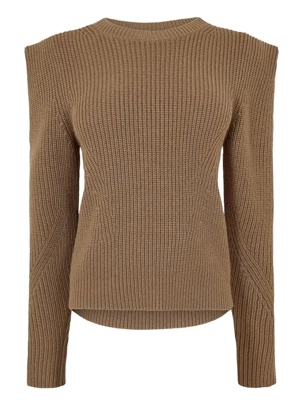 Hugo Boss Crew-neck Knit Sweater - Brown