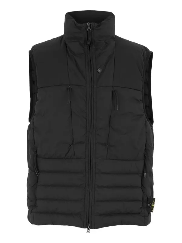 Stone Island Loom Sleeveless Gilet - Black