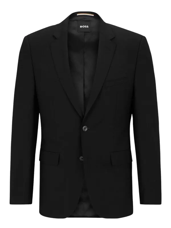 Hugo Boss Single-breasted Blazer - Black