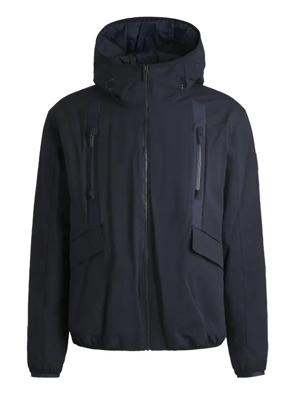 Hugo Boss Casual Zip-up Hooded Jacket - Black