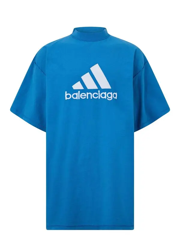 Balenciaga Oversized T-shirt - Blue