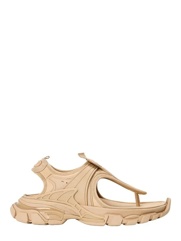 Balenciaga Logo Slip-on Sandals - Nude