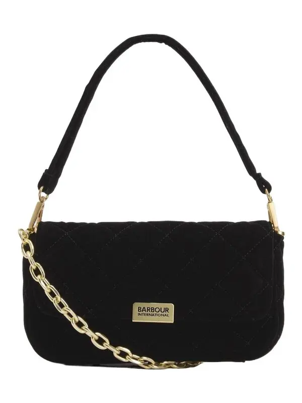Barbour Soho Mini Quilted Crossbody Bag - Black