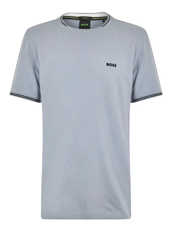 Hugo Boss Logo Crew-neck T-shirt - Gray