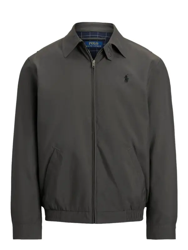 Polo Ralph Lauren Logo Embroidered Casual Jacket - Grey