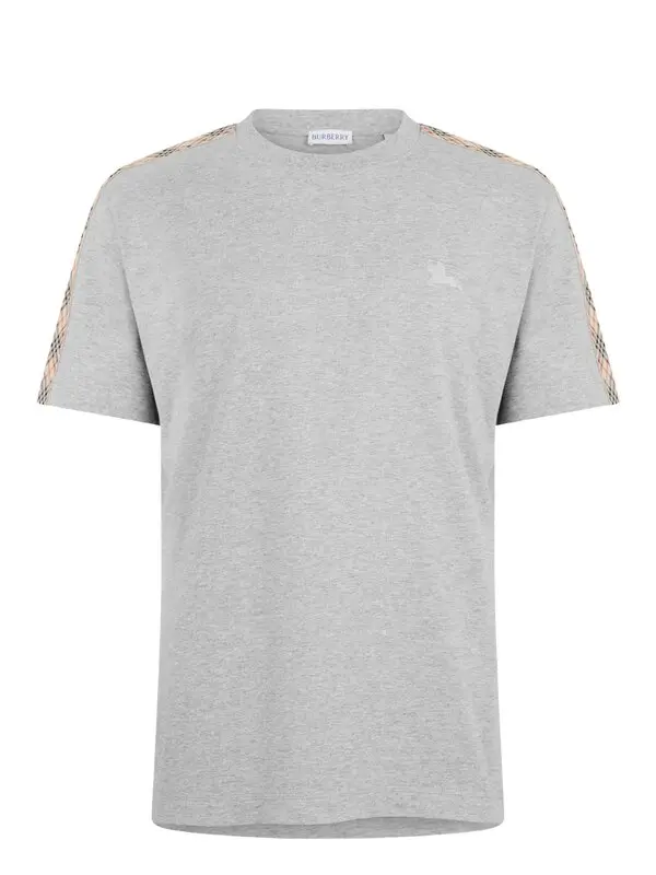Burberry Solid Color T-shirt - Gray