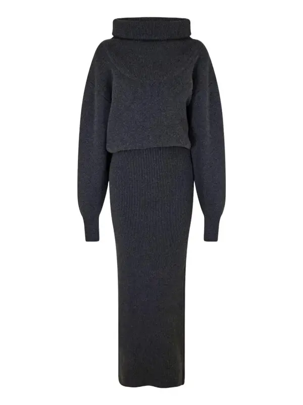 Jacquemus Knit Maxi Dress - Black