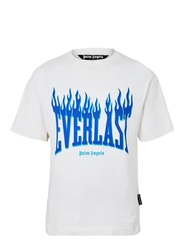 Palm Angels Cotton Short-sleeve T-shirt - White