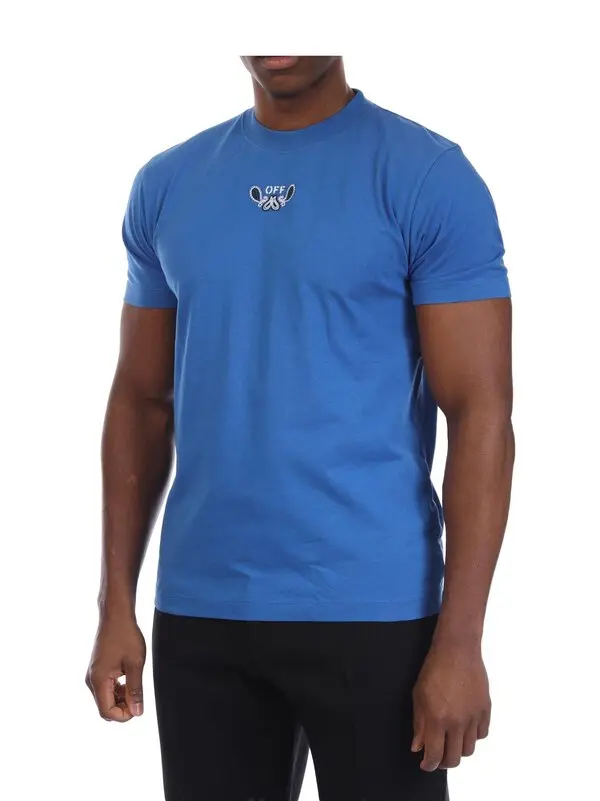 Off-White Bandana Arrow Slim T-shirt - Blue