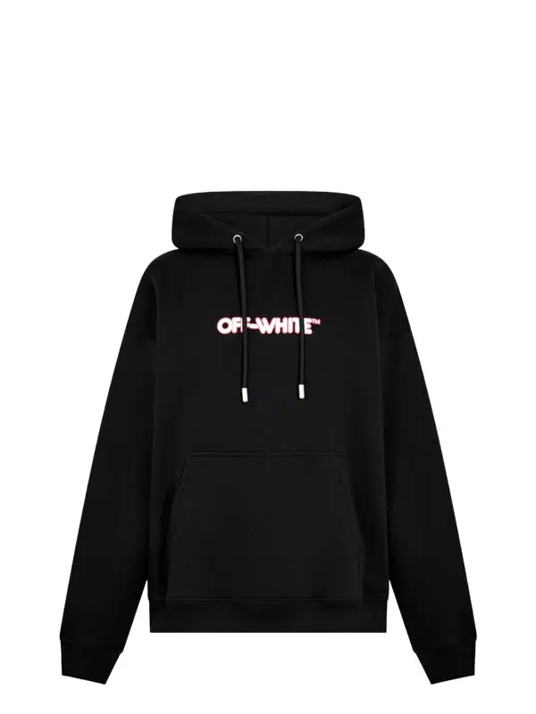Off-White Hooded Sweatshirt - Black