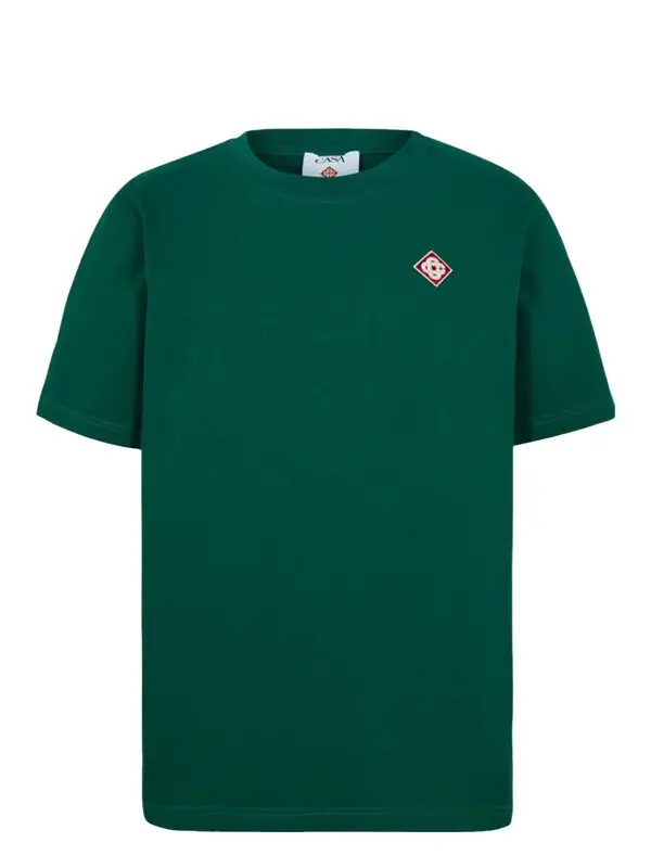 Casablanca Crew Neck Logo T-shirt - Green