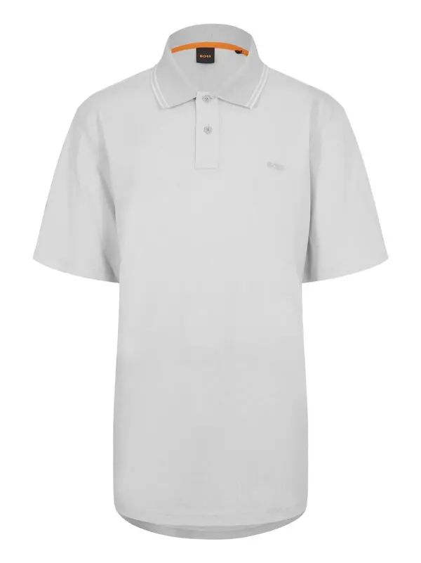 Hugo Boss Logo Short-sleeve Polo Shirt - White