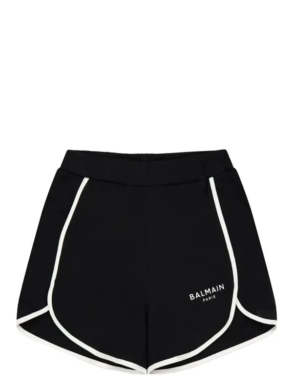Balmain Logo Shorts - Black