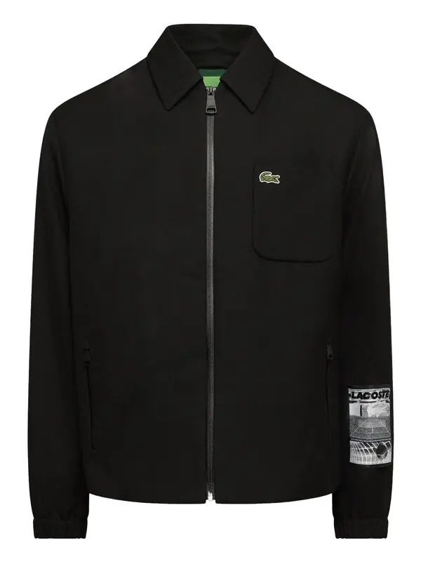 Lacoste Patchwork Track Jacket - Black