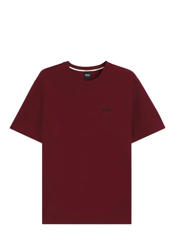Hugo Boss Logo Crew-neck T-shirt - Brown