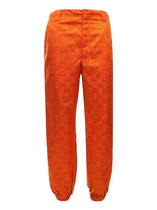 Gucci Monogram Trousers - Orange
