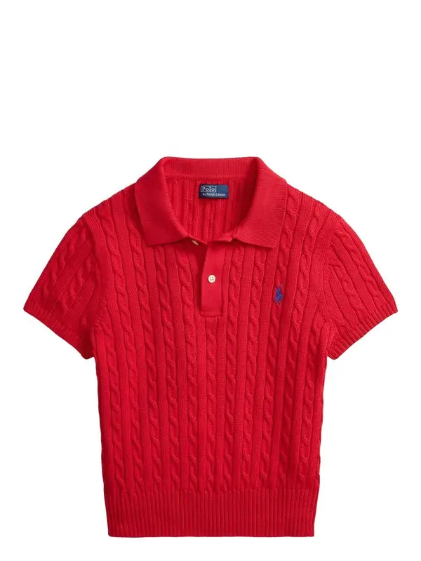 Polo Ralph Lauren Short Sleeve Knit Polo - Red