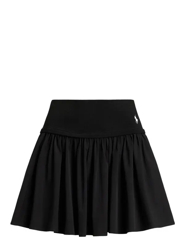 Polo Ralph Lauren Pleated Mini Skirt - Black