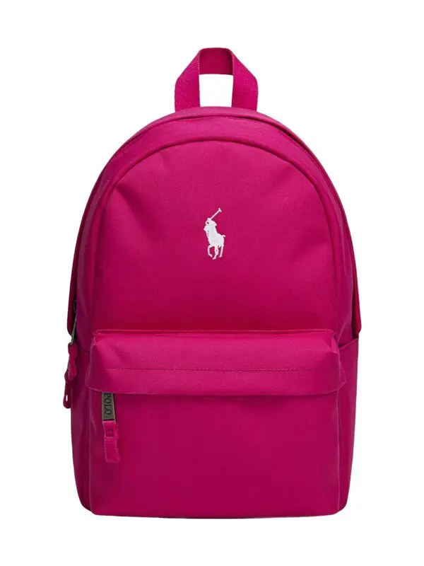 Polo Ralph Lauren Backpack With Embroidered Logo - Red