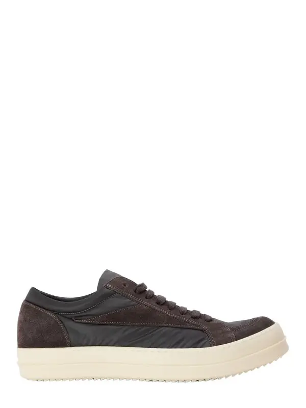 Rick Owens Lace-up Low-top Sneakers - Black