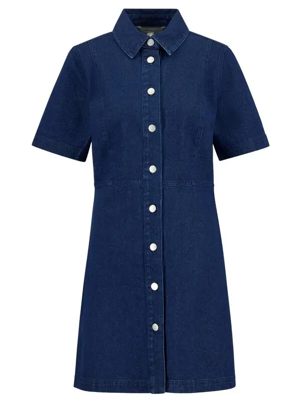 Barbour Denim Mini Dress - Blue
