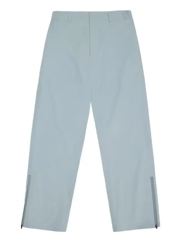 Rains Waterproof Casual Pants With Zippered Details - Gray