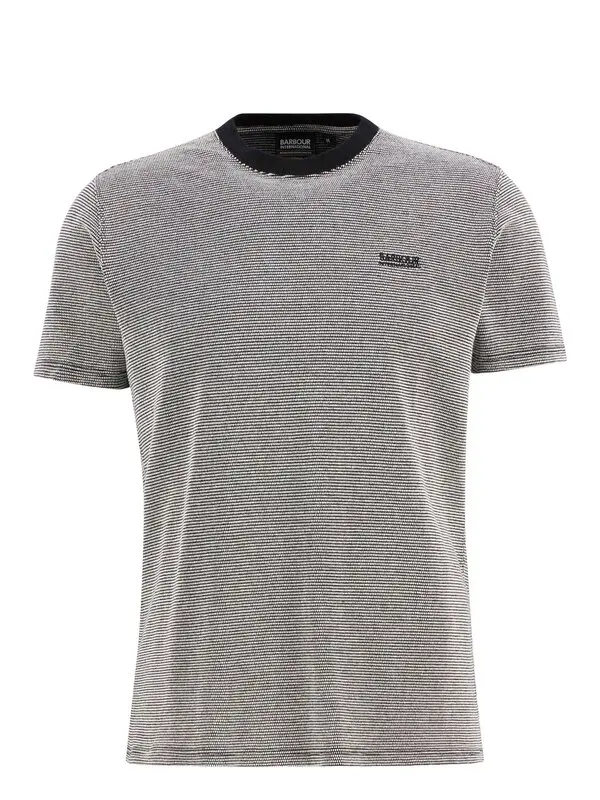 Barbour Logo Short-sleeved T-shirt - Gray