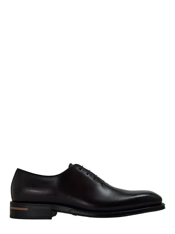 Hugo Boss Classic Lace-up Oxford Shoes - Black