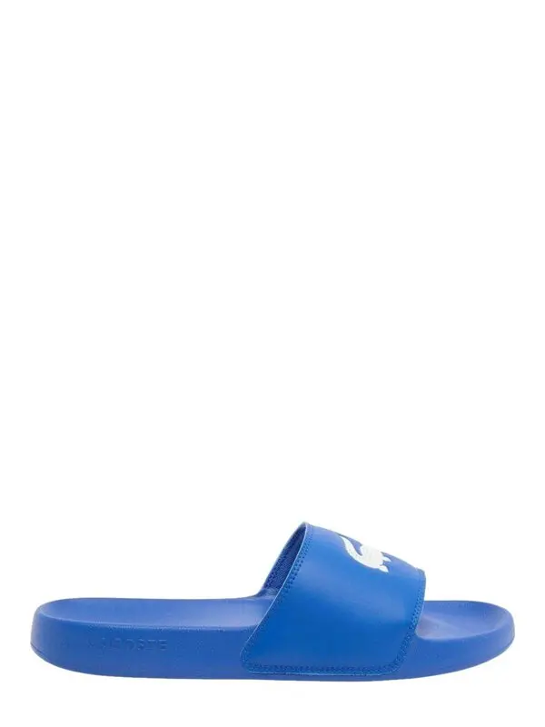 Lacoste Logo Sliders - Blue