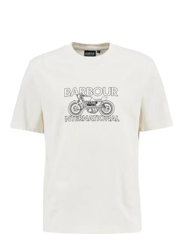 Barbour Motorcycle Graphic T-shirt - White