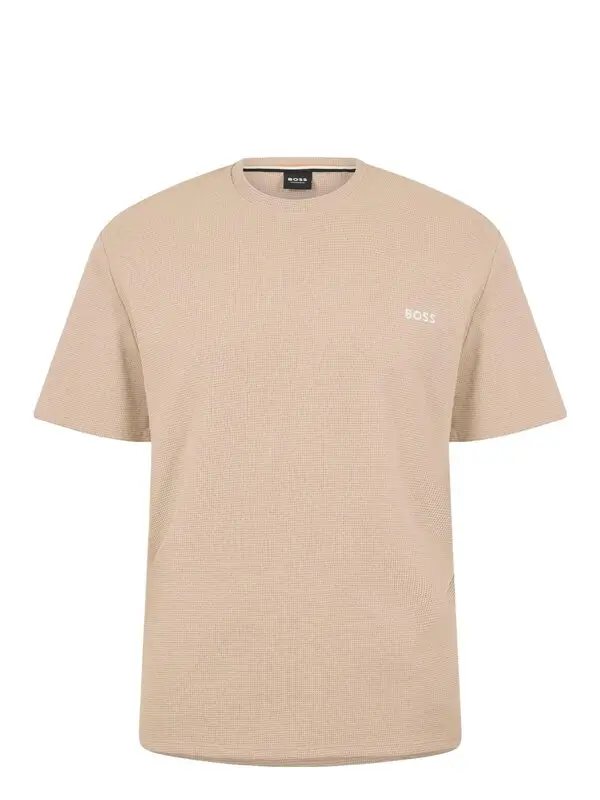 Hugo Boss Logo Crew-neck T-shirt - Nude
