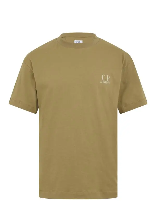 C.P. COMPANY Logo Crew Neck T-shirt - Green