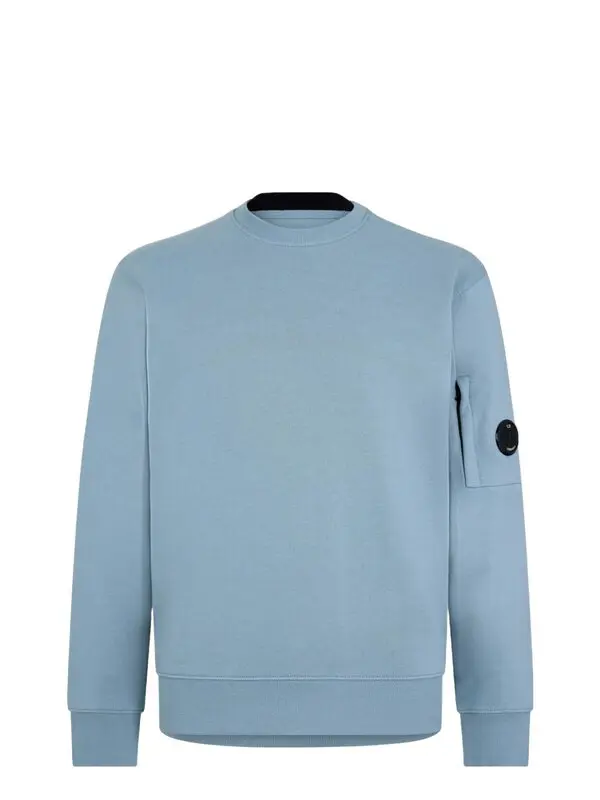 C.P. COMPANY Lens Crew-neck Sweatshirt - Blue