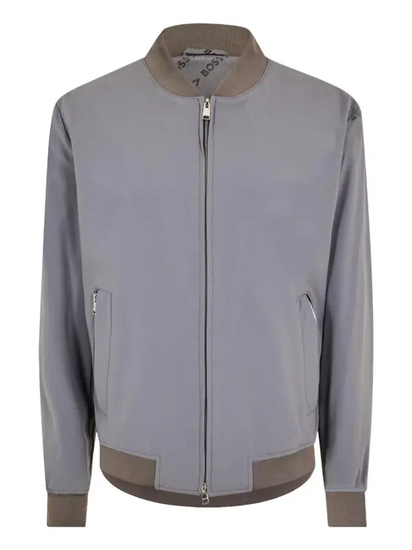Hugo Boss Bomber Jacket - Gray