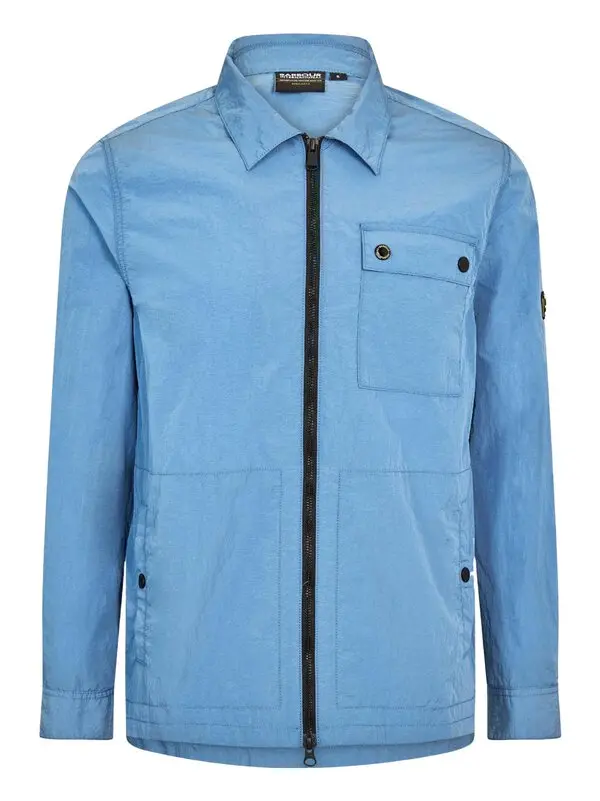 Barbour Long-sleeved Zip-up Casual Jacket - Blue
