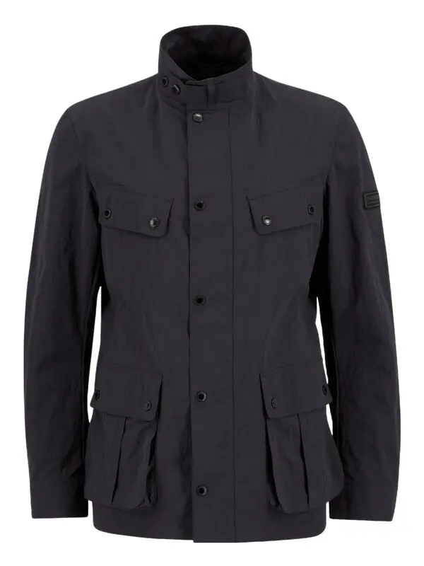 Barbour Long-sleeved Zip-up Casual Jacket - Black
