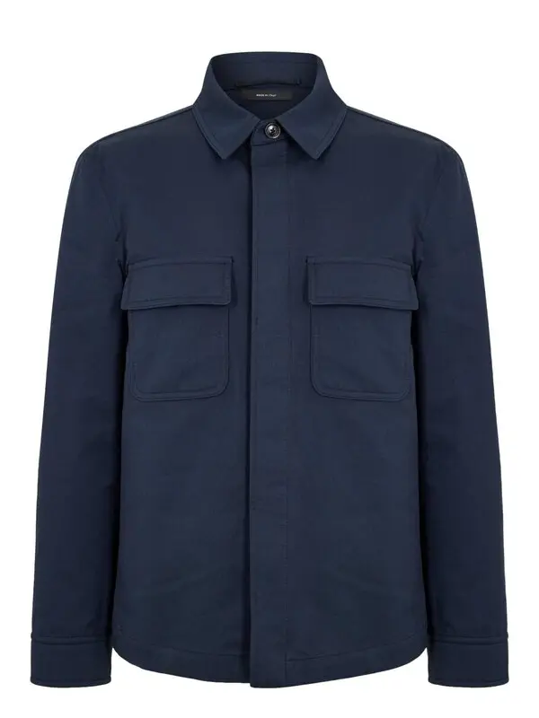 TOM FORD Twill Overshirt - Blue
