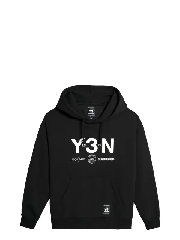 Y3 Graphic Hoodie - Black