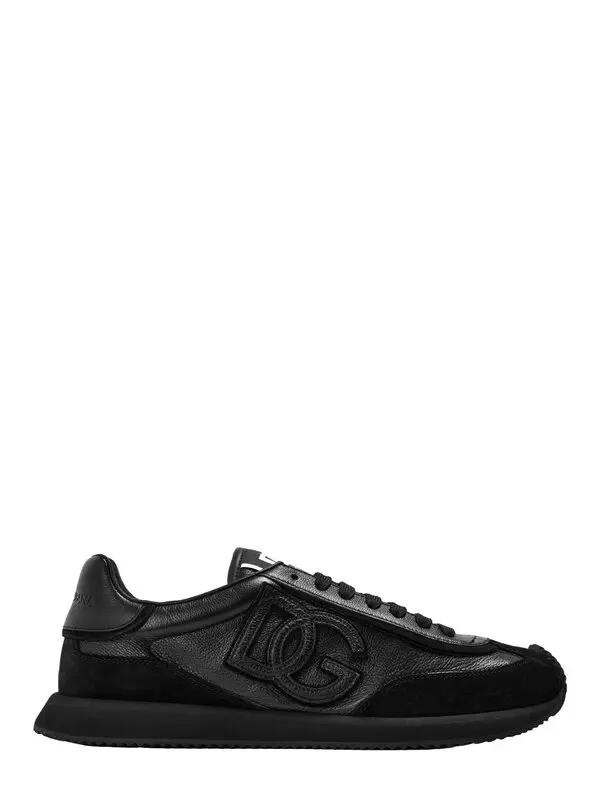 Dolce & Gabbana Leather Runners - Black