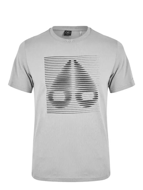 Moose Knuckles Crew Neck Short Sleeve T-shirt - Gray